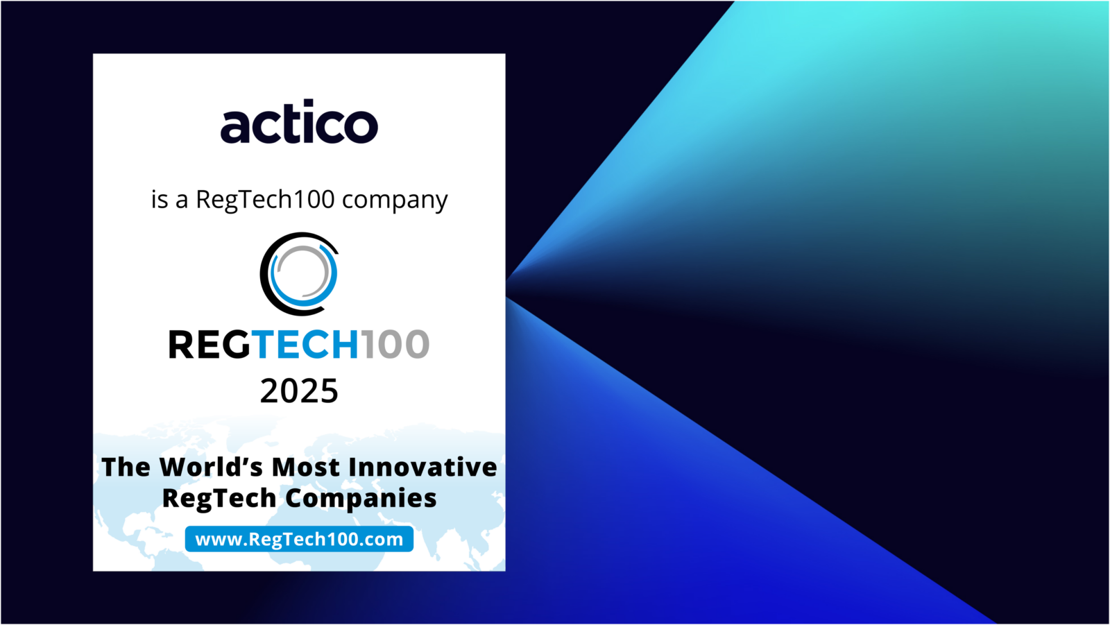 Software vendor ACTICO makes the RegTech100 again in 2025 | ACTICO News